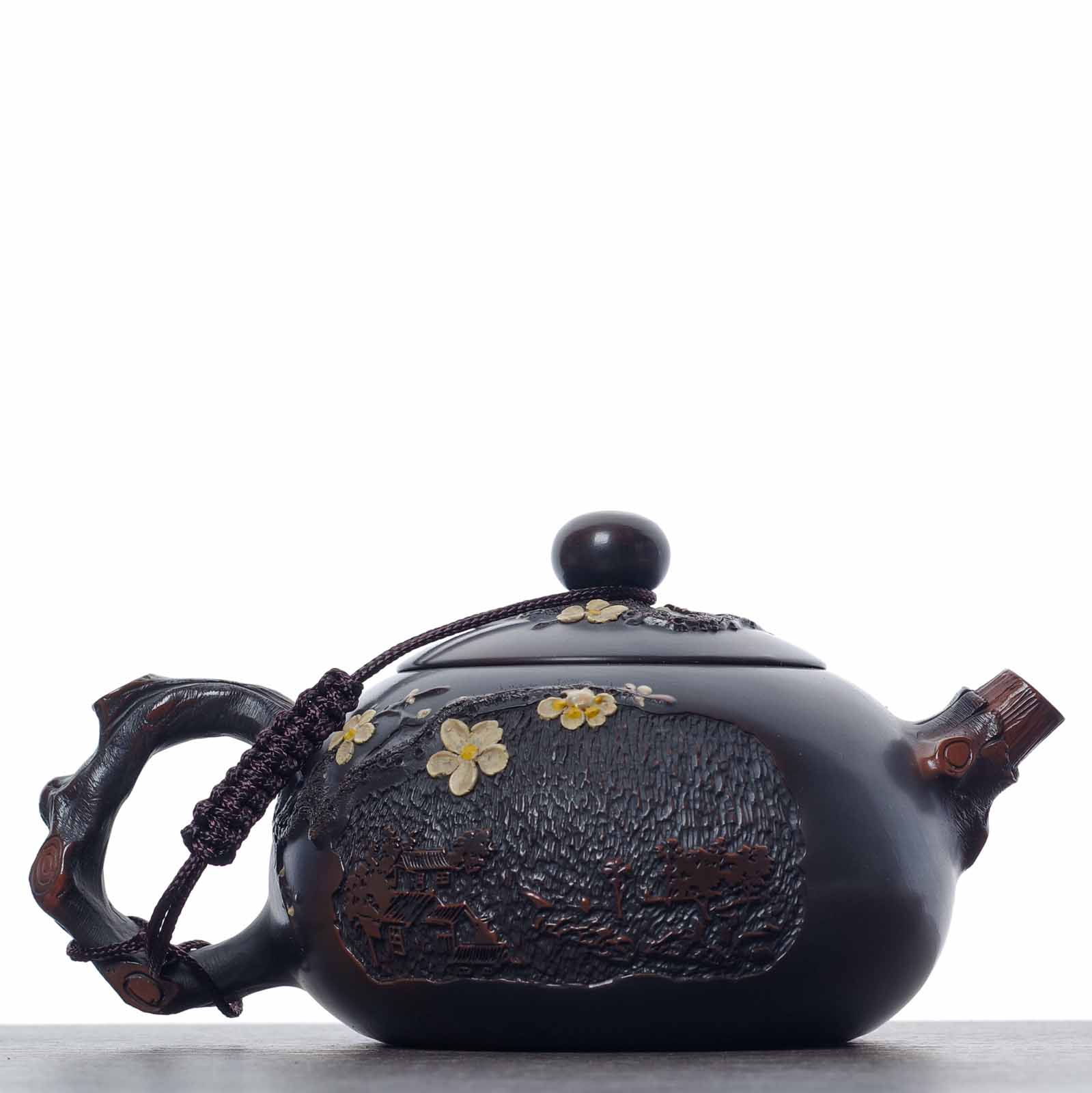 Купить чайник 250мл "гунчунь - цветущая слива", цзяньшуйская керамика ...