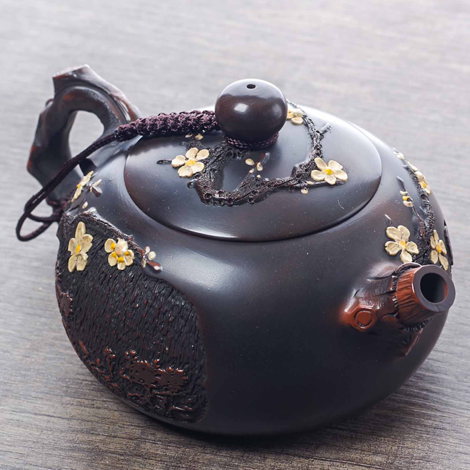 Купить чайник 250мл "гунчунь - цветущая слива", цзяньшуйская керамика ...